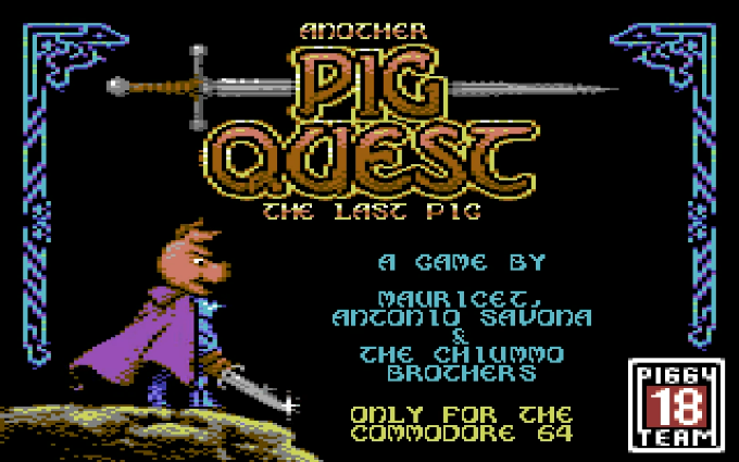 A PIG QUEST 2 – This really MUST happen – The Universe of Commodore 64