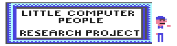 Little Computer People (1985, Activision) – The Universe of Commodore 64