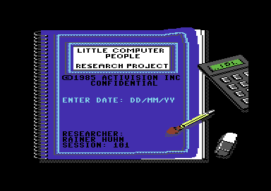 Little Computer People (1985, Activision) – The Universe of Commodore 64