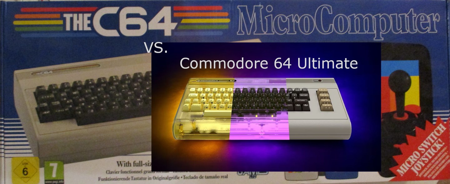 Commodore 64 Ultimate vs. TheC64 Maxi – Comparison – The Universe of ...